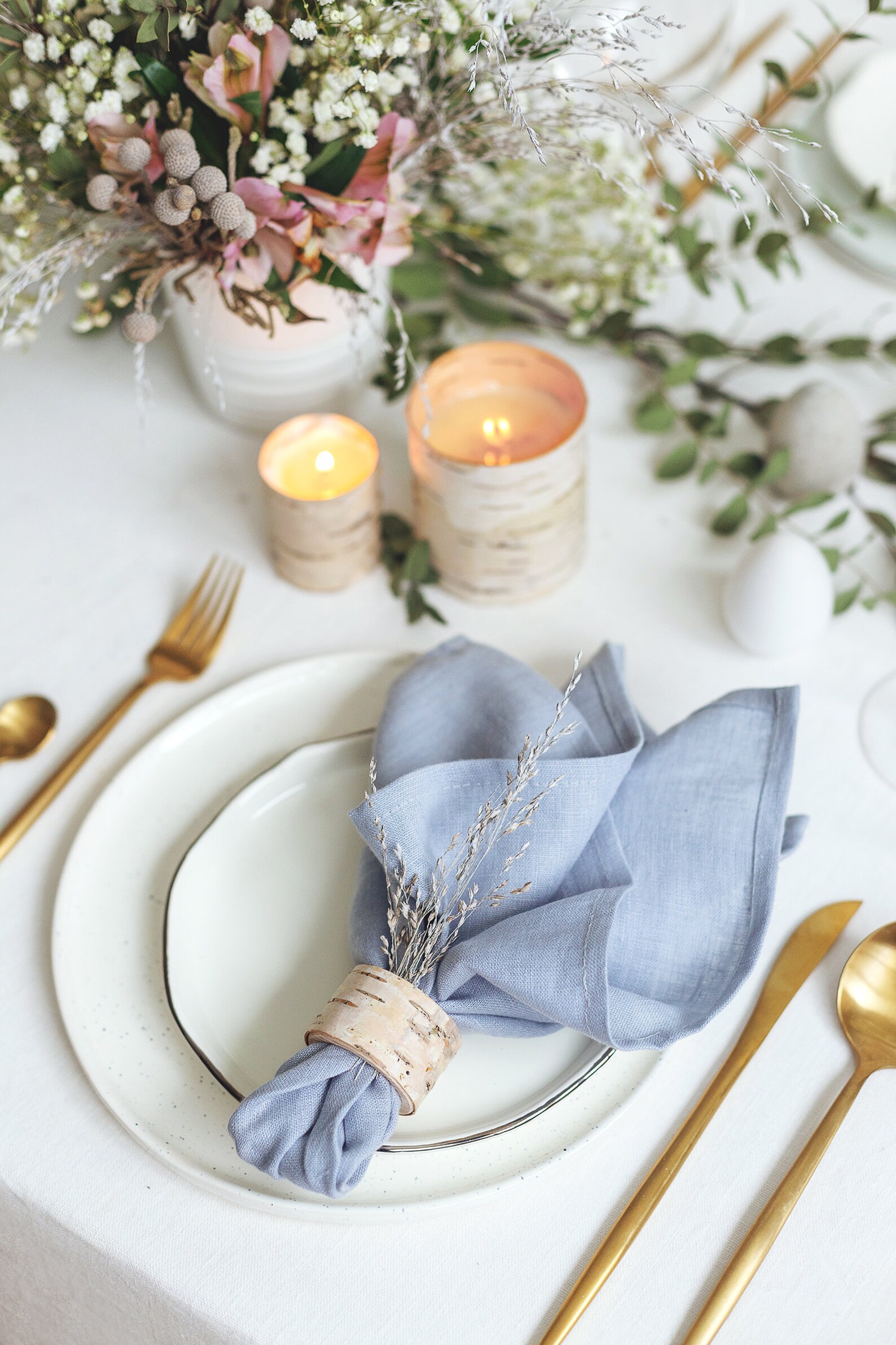 Stone Washed Linen Cloth Napkins Set of 6 - Etsy