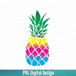Pineapple PNG, Summer Pineapple - Digital Designs Clipart Files, Beach ...