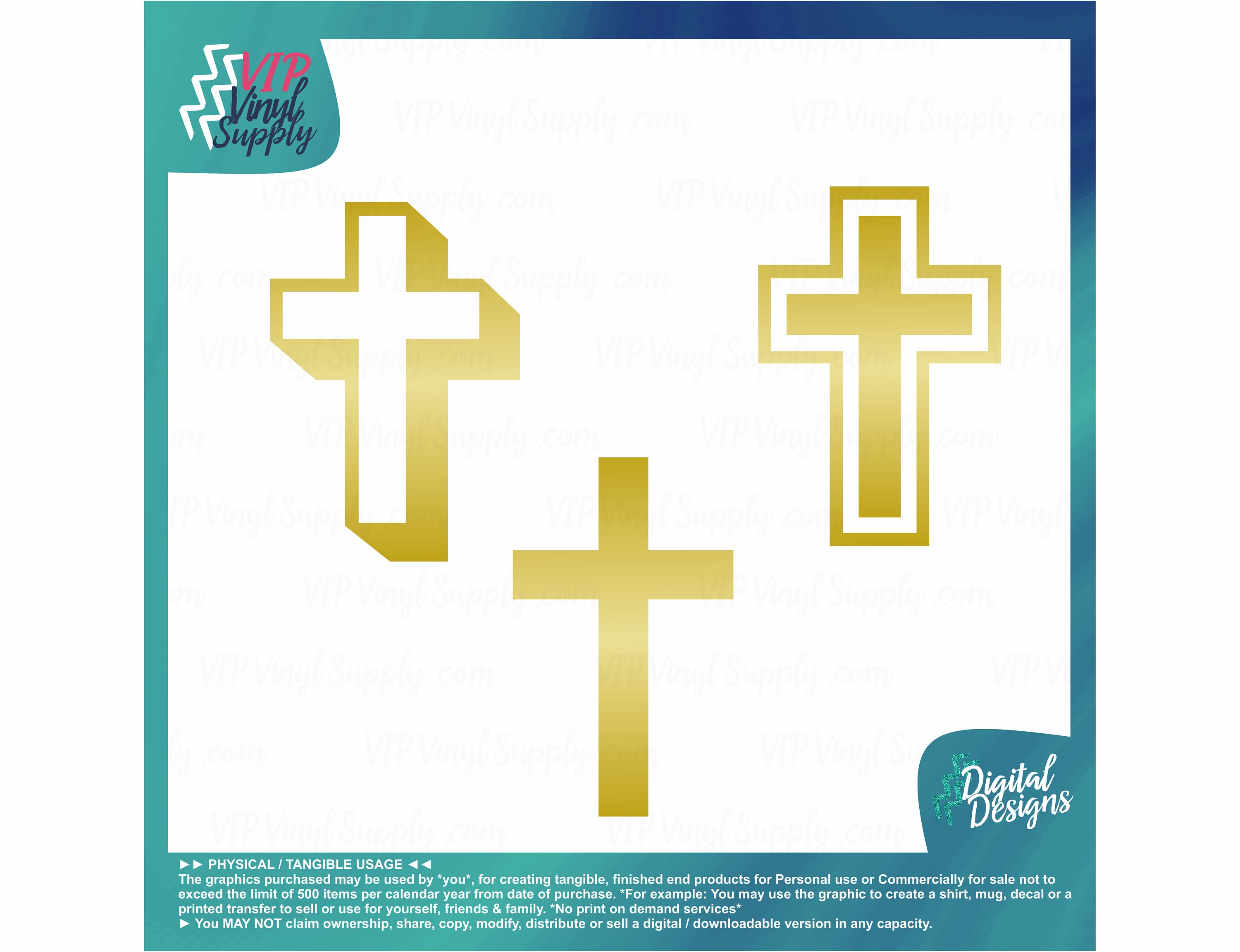 CROSS Svg Files Cross Silhouette Cutting Templates Clipart - Etsy