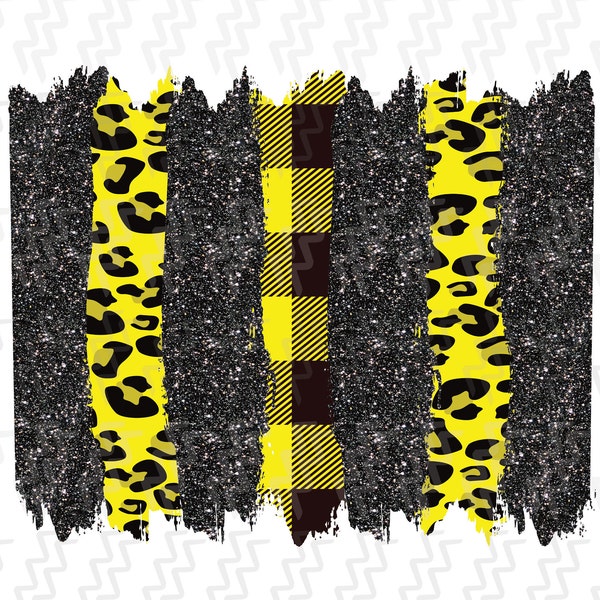 Yellow and Black Leopard Background - Etsy