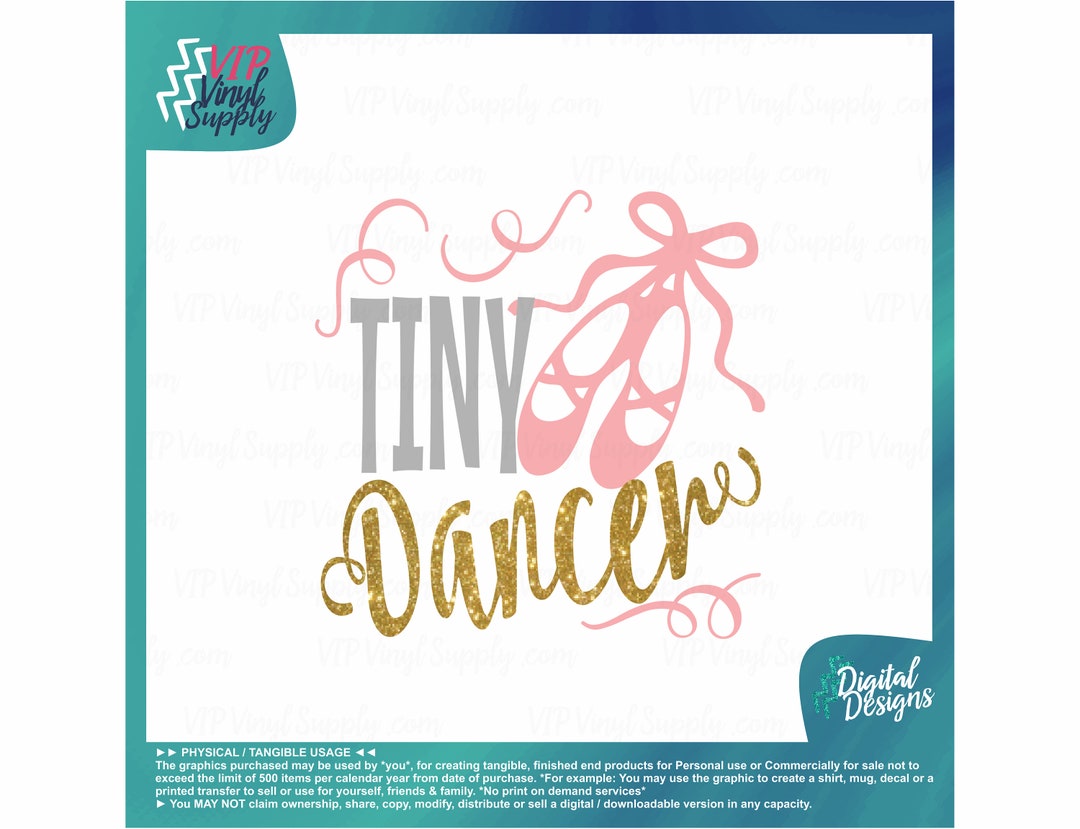 Tiny Dancer SVG Cut File Design Svg Dxf Eps Png Cutting Files Ballerina ...