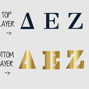 Greek Alphabet SVG Cut Files, Layered Cutting Font in Svg Dxf Eps for ...