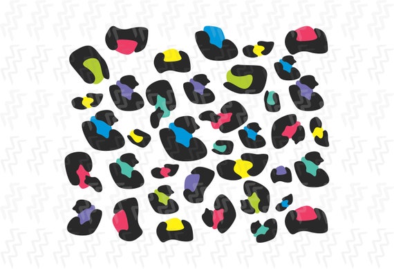 Colorful Leopard SVG SVG Cut Files Svg Vinyl Design Cutting | Etsy