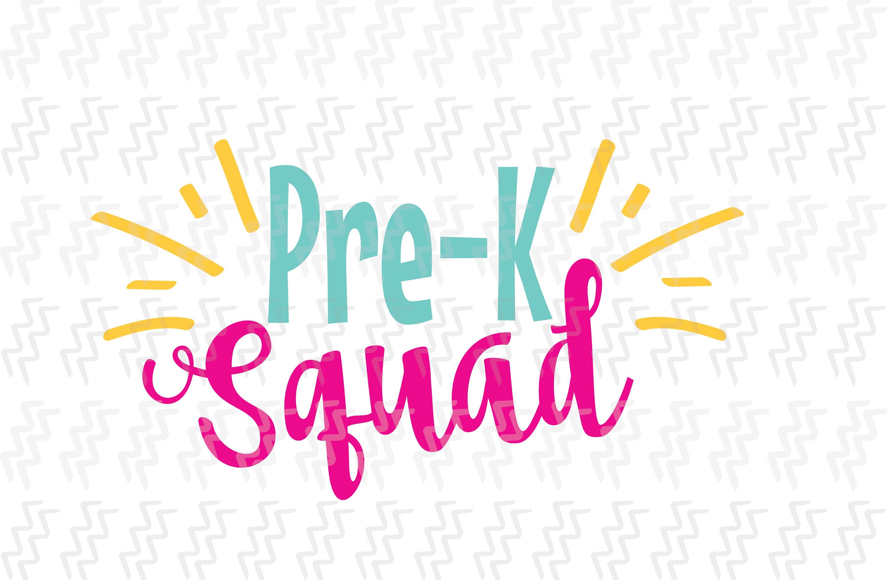 Pre-k Squad SVG Cut Files Pre Kindergarten School Svg Vinyl - Etsy