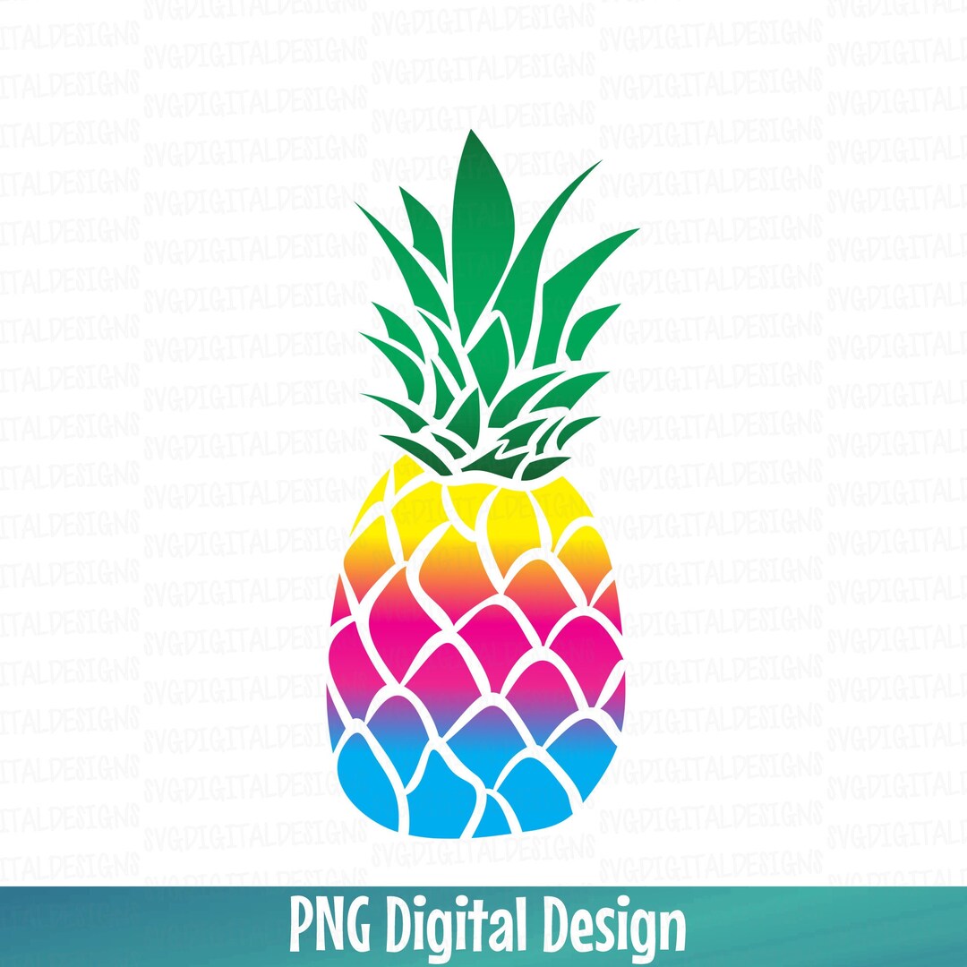 Pineapple PNG, Summer Pineapple - Digital Designs Clipart Files, Beach ...