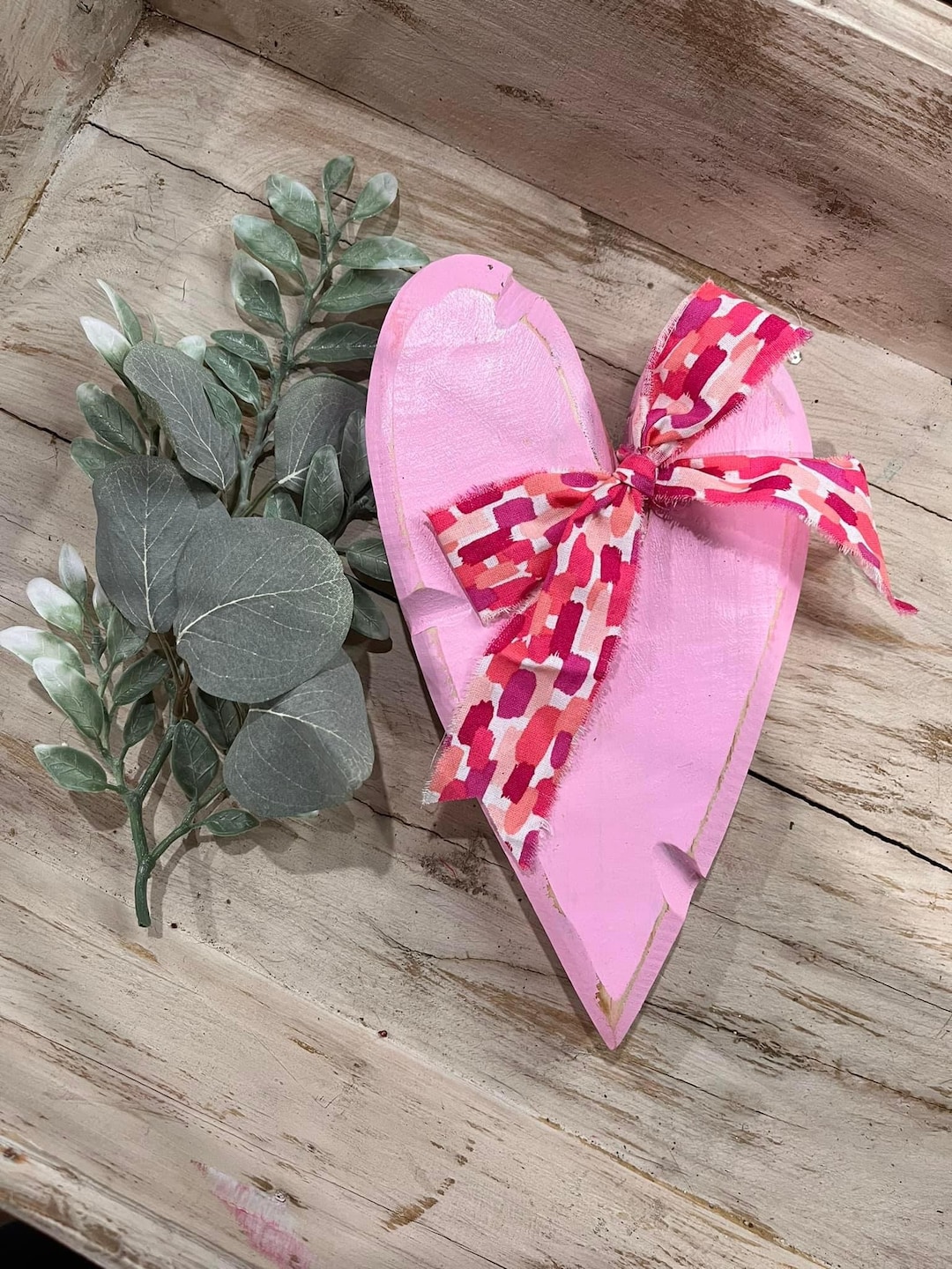 Rustic Wood Heart - Etsy