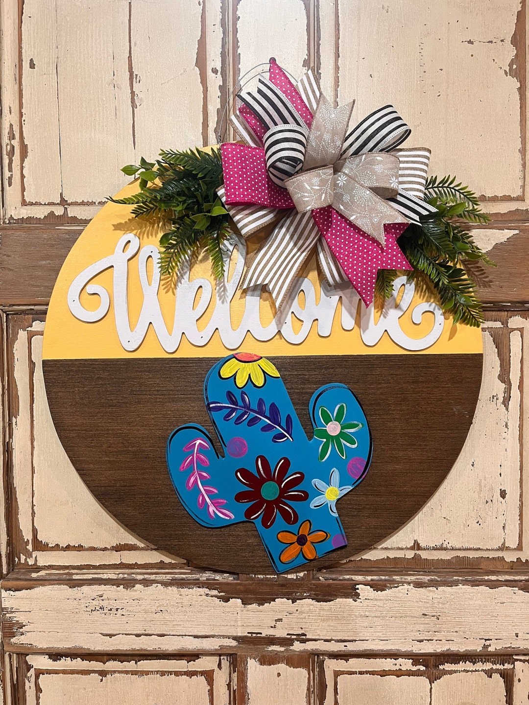 Interchangeable welcome Sign - Etsy