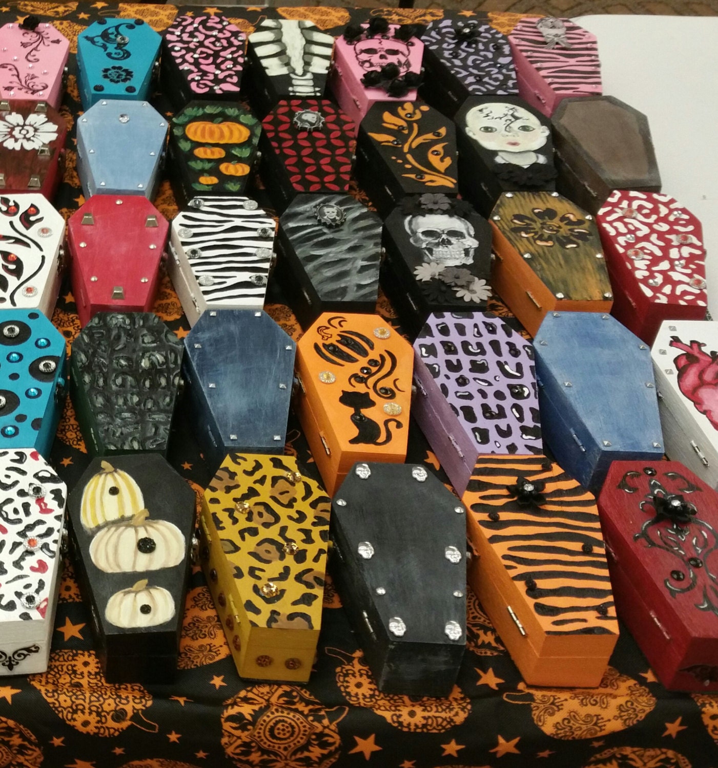 Customized Coffin Jewelry Box - Etsy