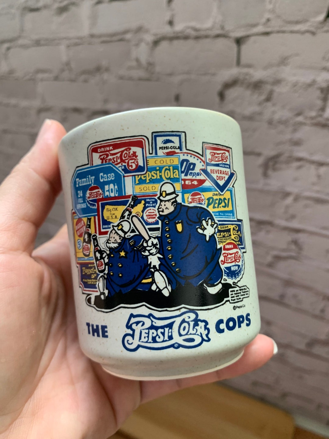 Vintage the Pepsi Cola Cops Teacups - Etsy