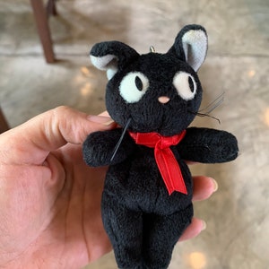 Vintage Keychain Small Plush Jiji Cat From Kiki's Delivery Service ...