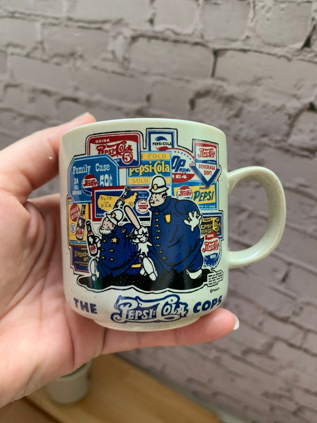 Vintage the Pepsi Cola Cops Coffee Mug - Etsy