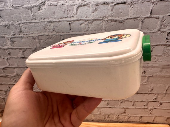 1990s Sanrio Squirrel Yu-chan Ai-chan Lunch Box Made … - Gem