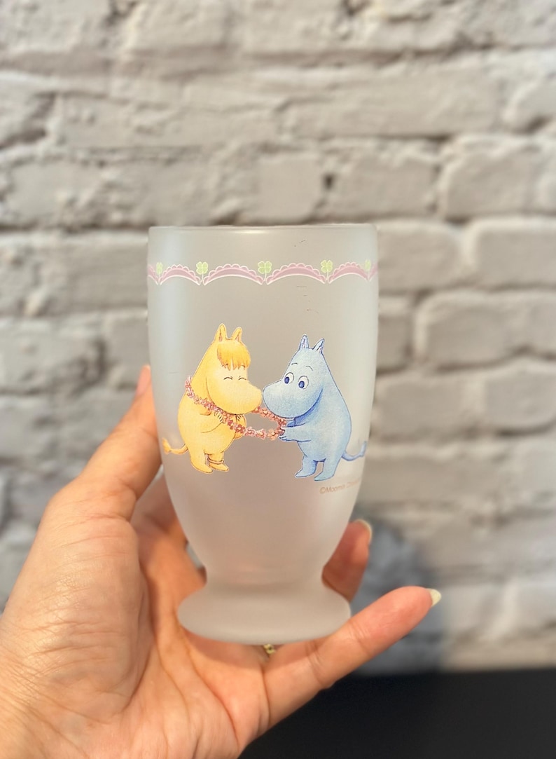 The Story of Moomin Water Glass Tumbler “moomintroll and Snorkmaiden ...