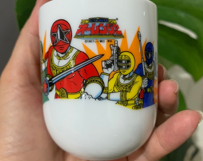 Vintage 1995 Super Sentai Mug | Rare Japanese Anime Collectible | Power ...