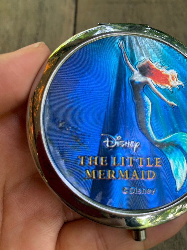 Disney the Little Mermaid Compact Mirrors Ariel Accessories | Etsy