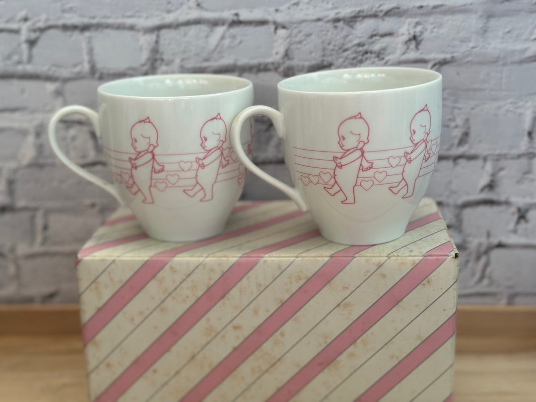1997 Kewpie Coffee Mugs Set of 2 - Etsy