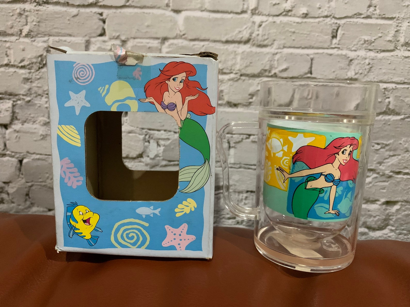 1996 Walt Disney the Little Mermaid Plastic Cup - Etsy