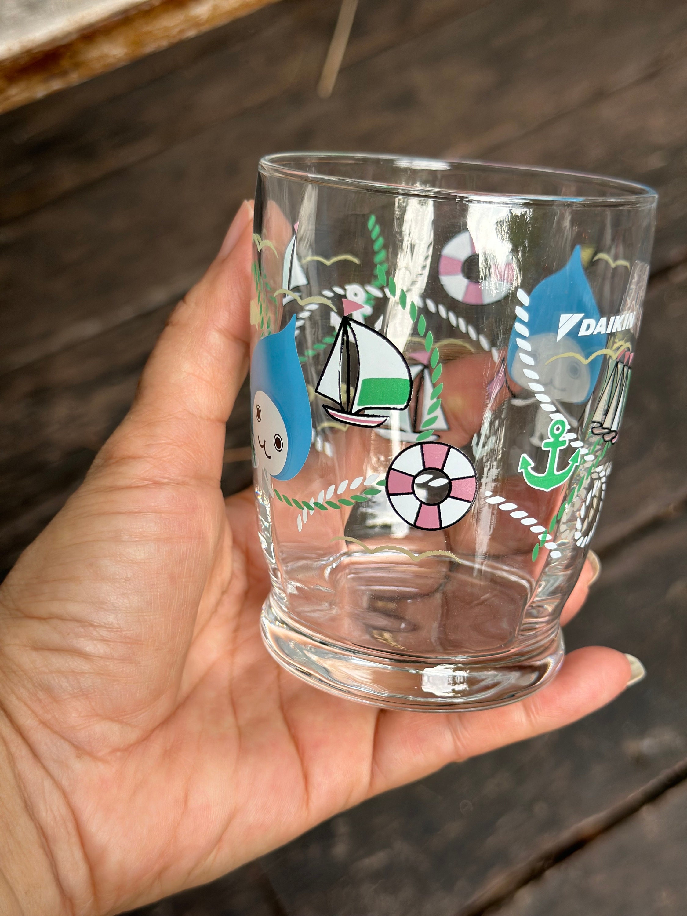 2003 Pichon-kun Daikin’s Mascot Glass Tumbler - Etsy