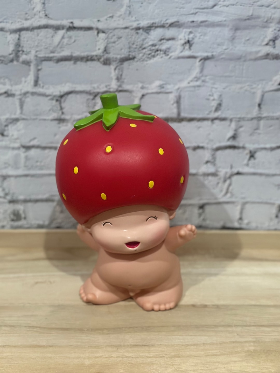 Vintage Strawberry Boy Piggy Bank Doll 9 Inches - Etsy