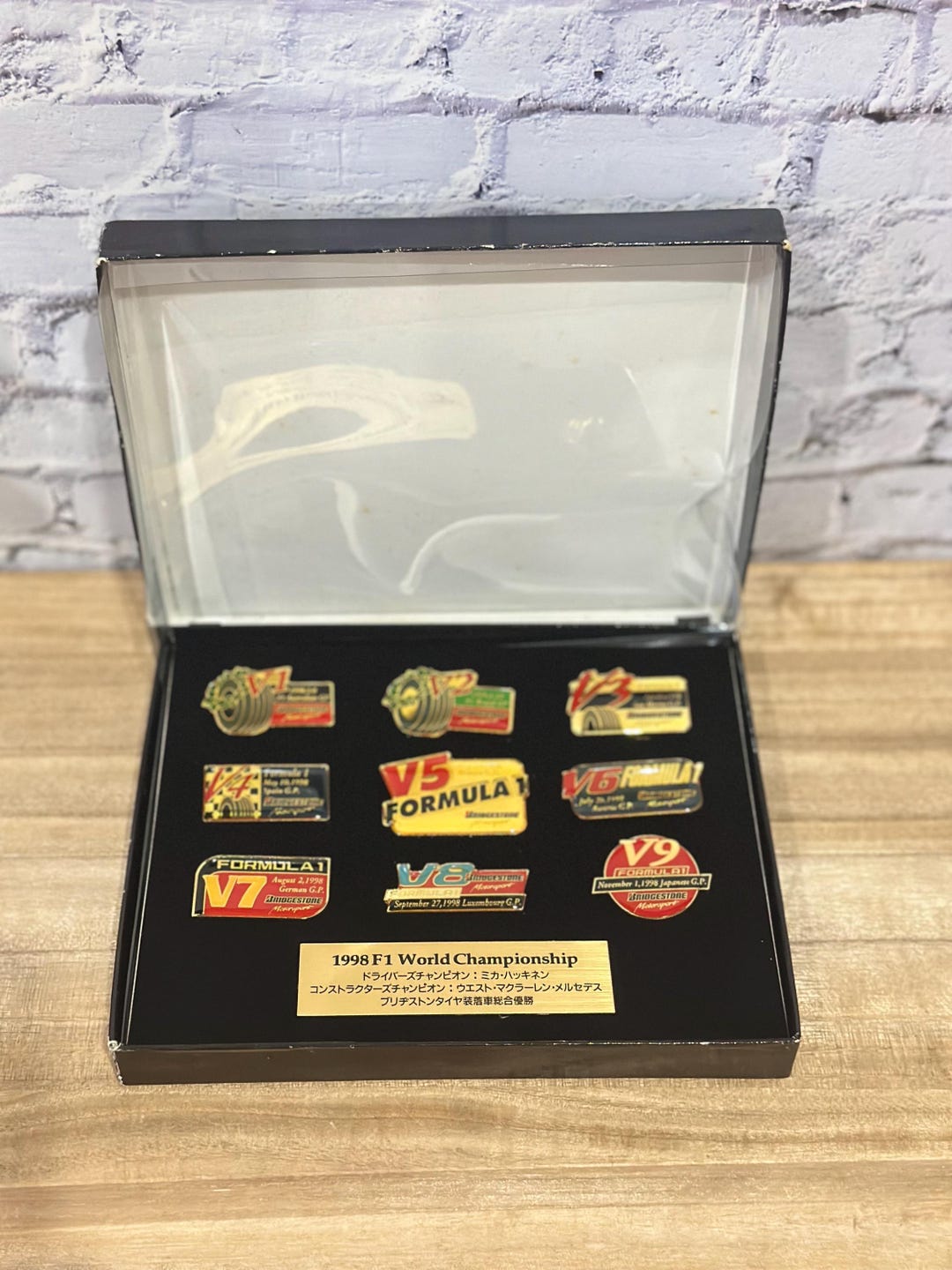 Vintage 1998 Formula 1 F1 Bridgestone Pin Badge Set – World ...