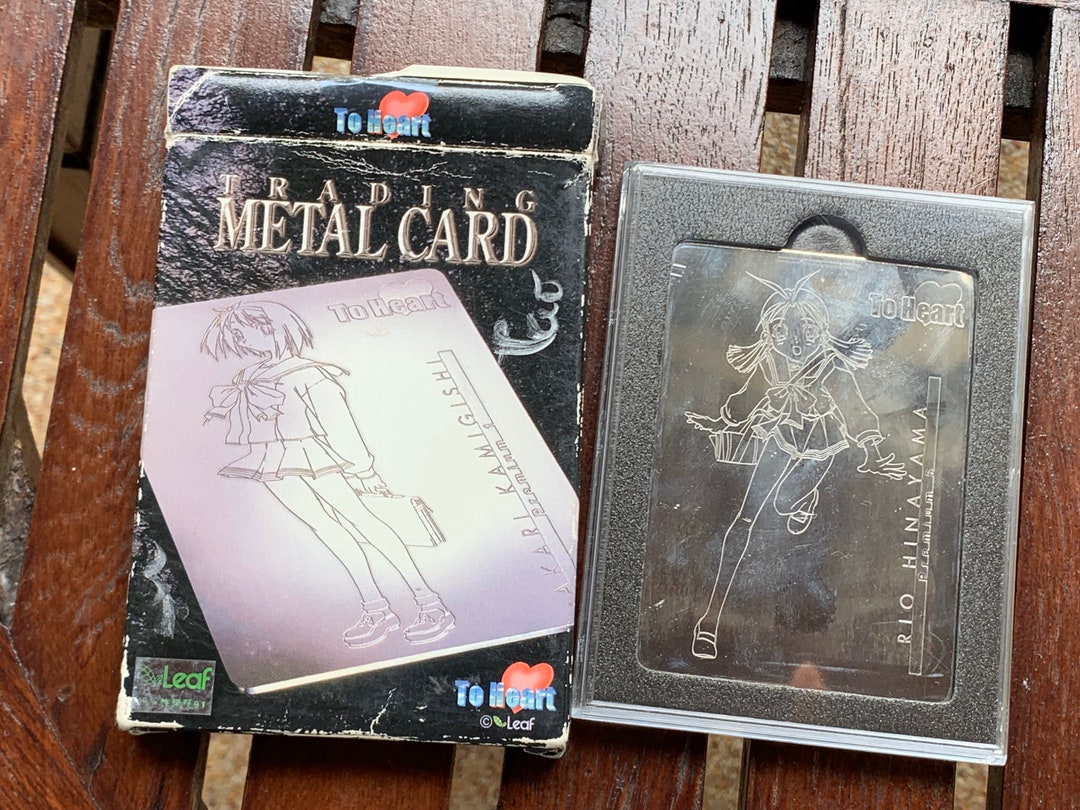 1998 Japanese Anime Metal Card to Heart - Etsy