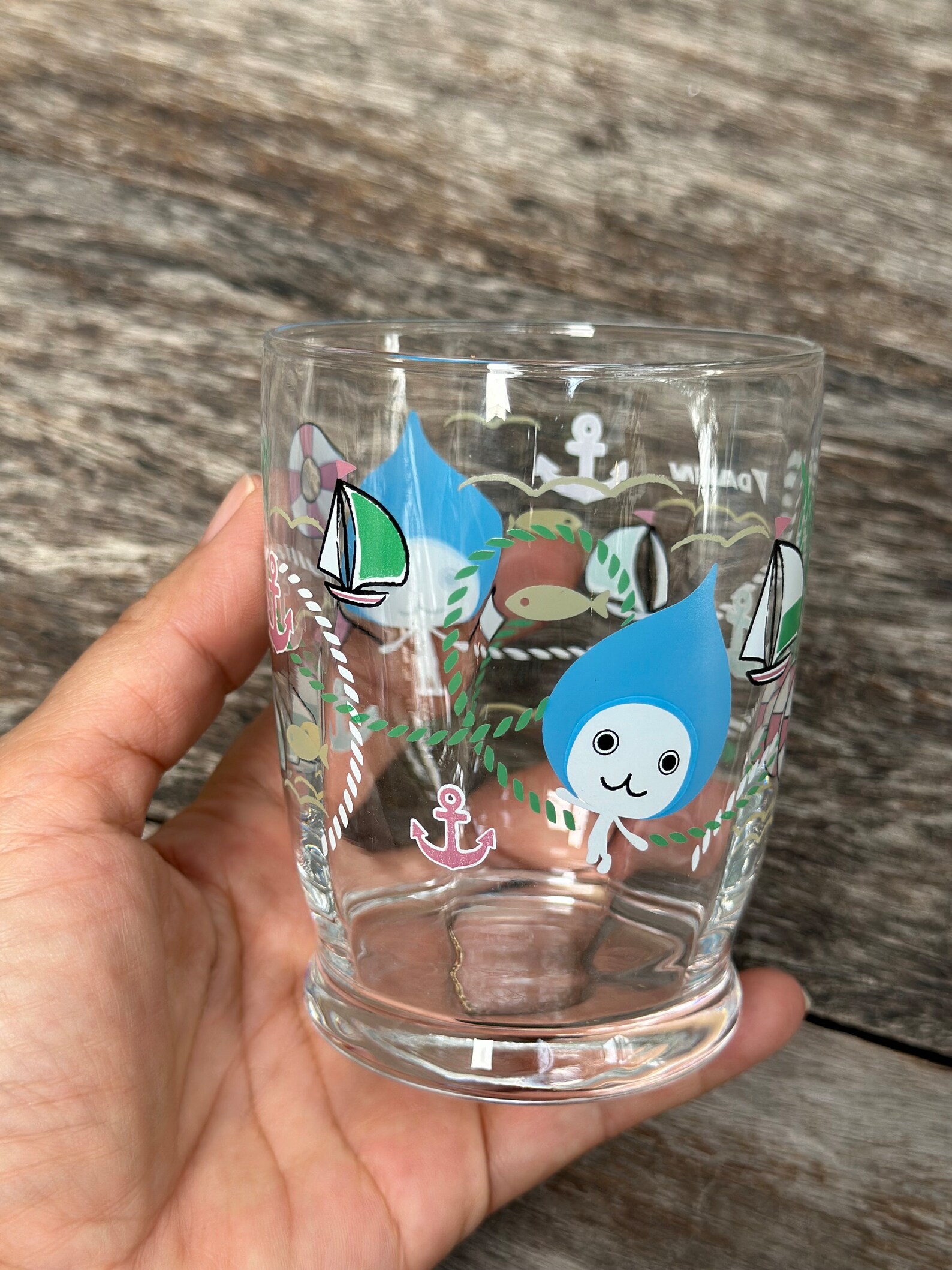 2003 Pichon-kun Daikin’s Mascot Glass Tumbler - Etsy