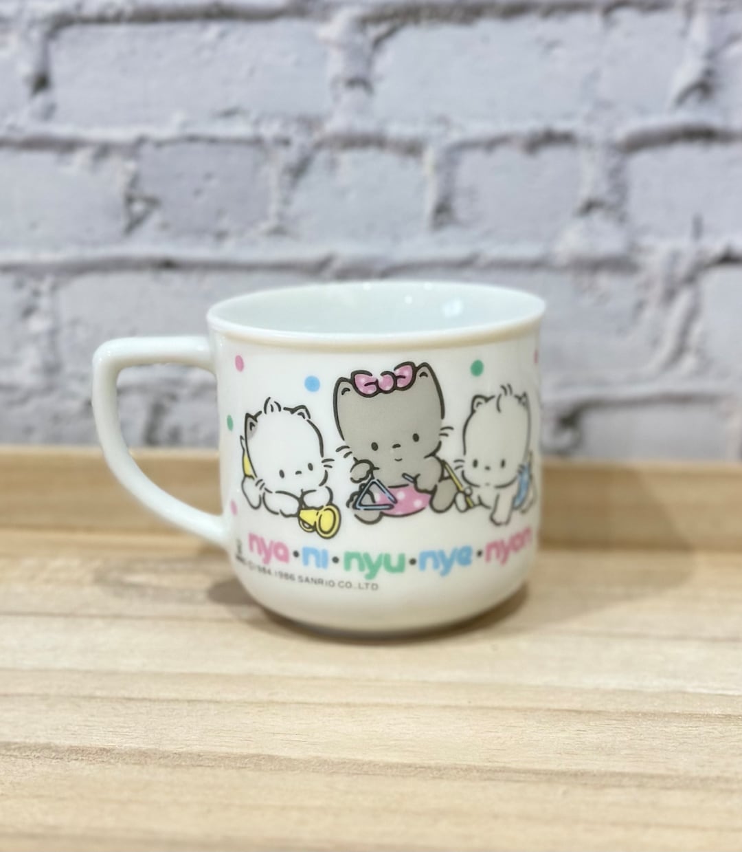 1986 Sanrio Nya Ni Nyu Nye Nyon Mug - Etsy