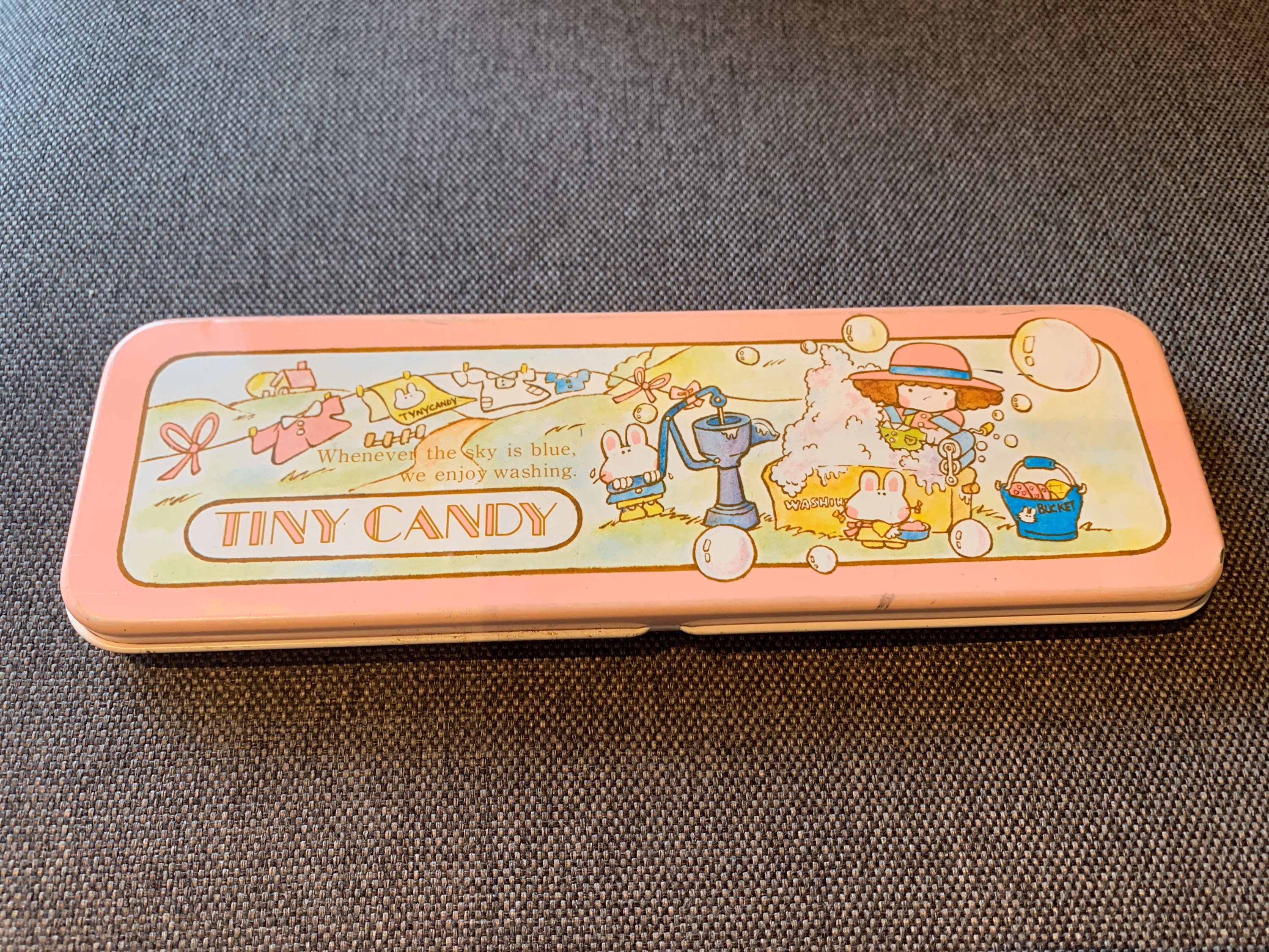 1970s Tiny Candy Gakken Tin Pencil Case Pink | Etsy