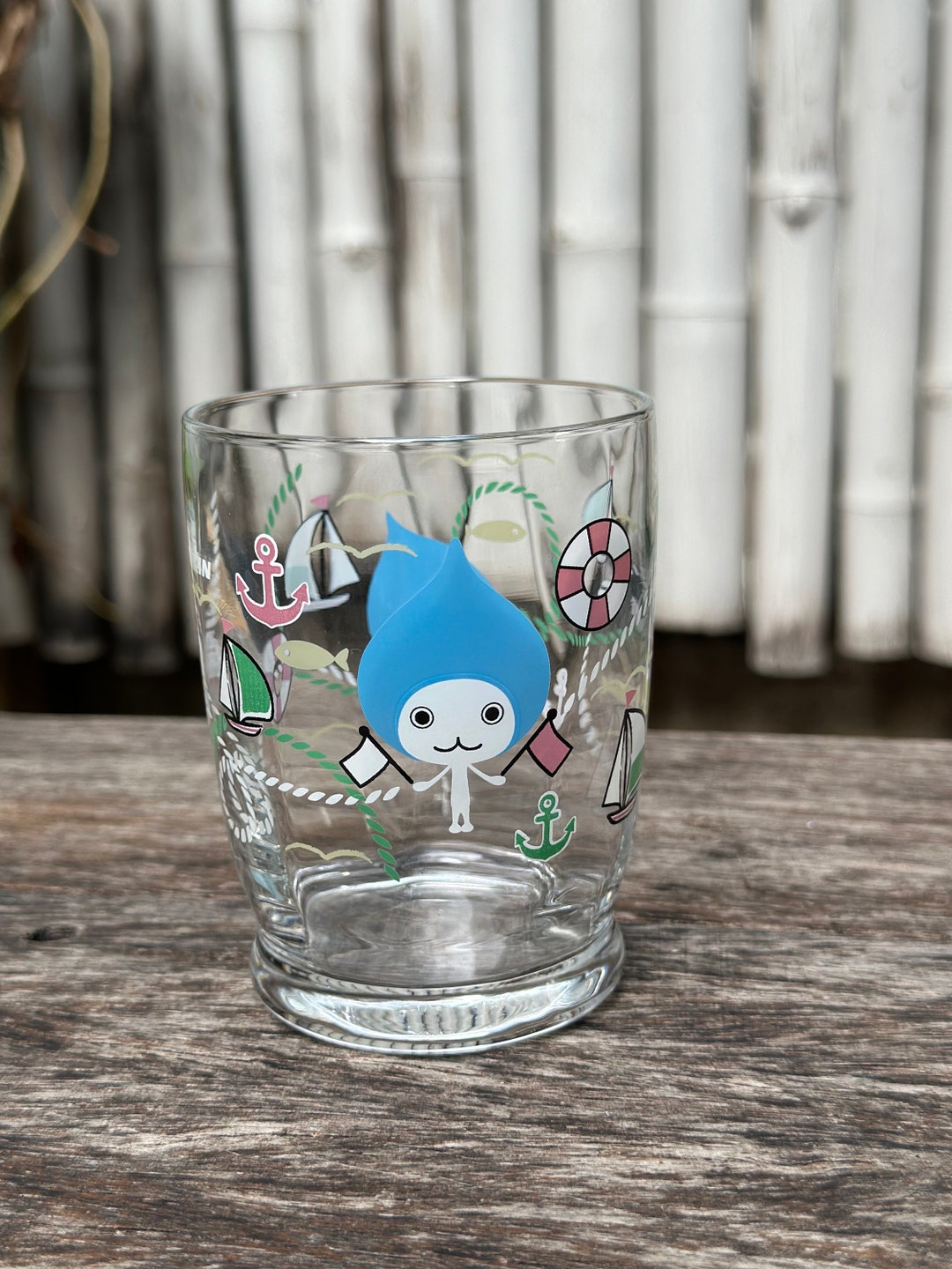 2003 Pichon-kun Daikin’s Mascot Glass Tumbler - Etsy