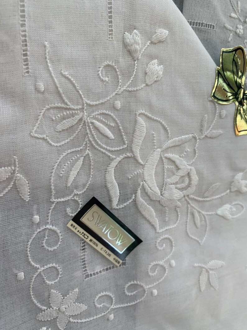 Vintage Swatow Lace Bride's Handmade Embroidered Hankies - Etsy