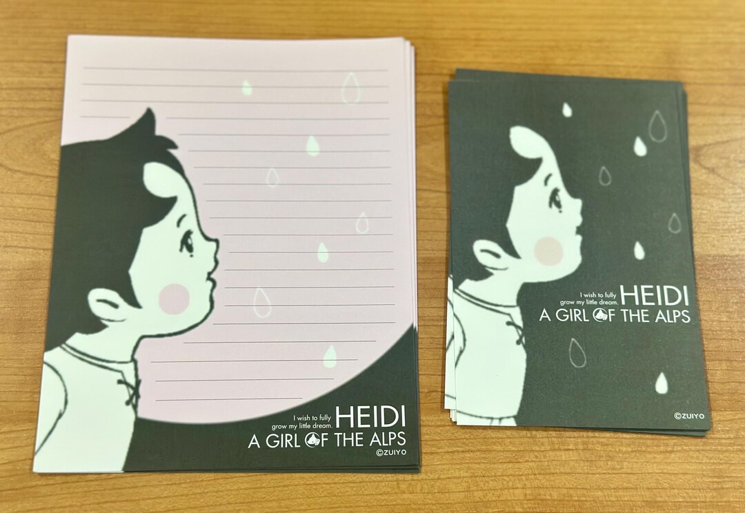 Vintage Heidi Letter Writing Set: Anime Stationery, Made in Japan - Etsy