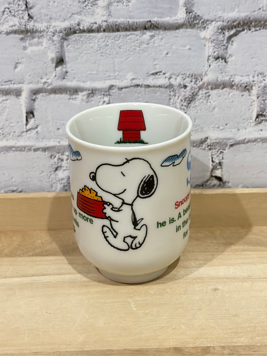 Vintage Snoopy Teacup - Etsy