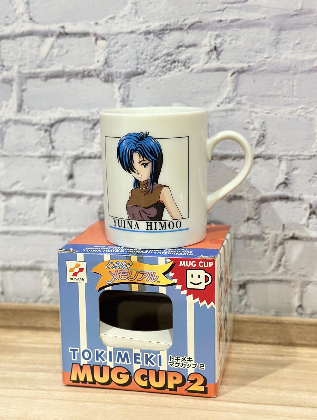 1990s Tokimeki Memorial Coffee Mug Yuina Himoo Made in Japan - Etsy