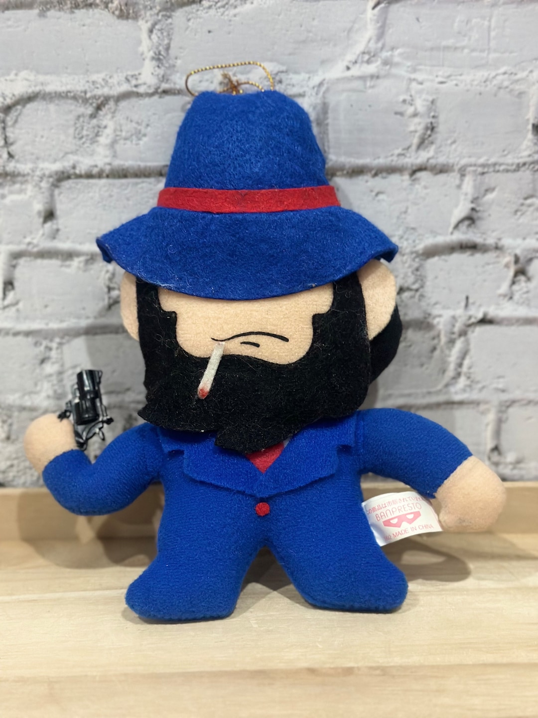 1992 Lupin the Third Japanese Daisuke Jigen Plush - Etsy