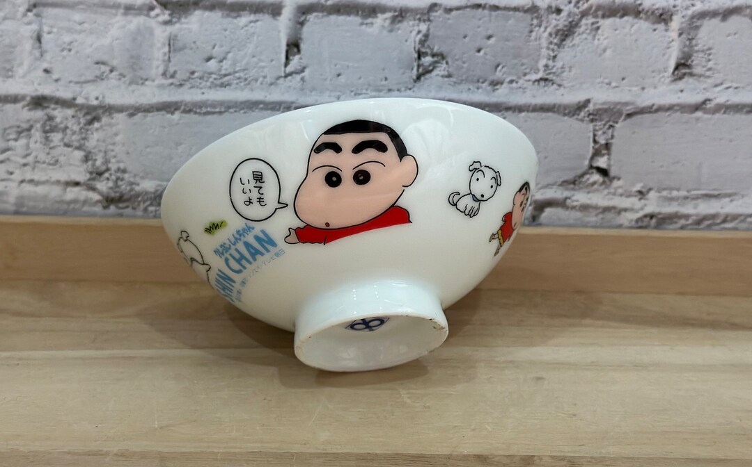 Vintage 80s Crayon Shin-chan Rice Bowl - Etsy