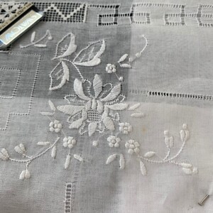 Vintage Swatow Lace Bride's Handmade Embroidered Hankies Set of 2 - Etsy