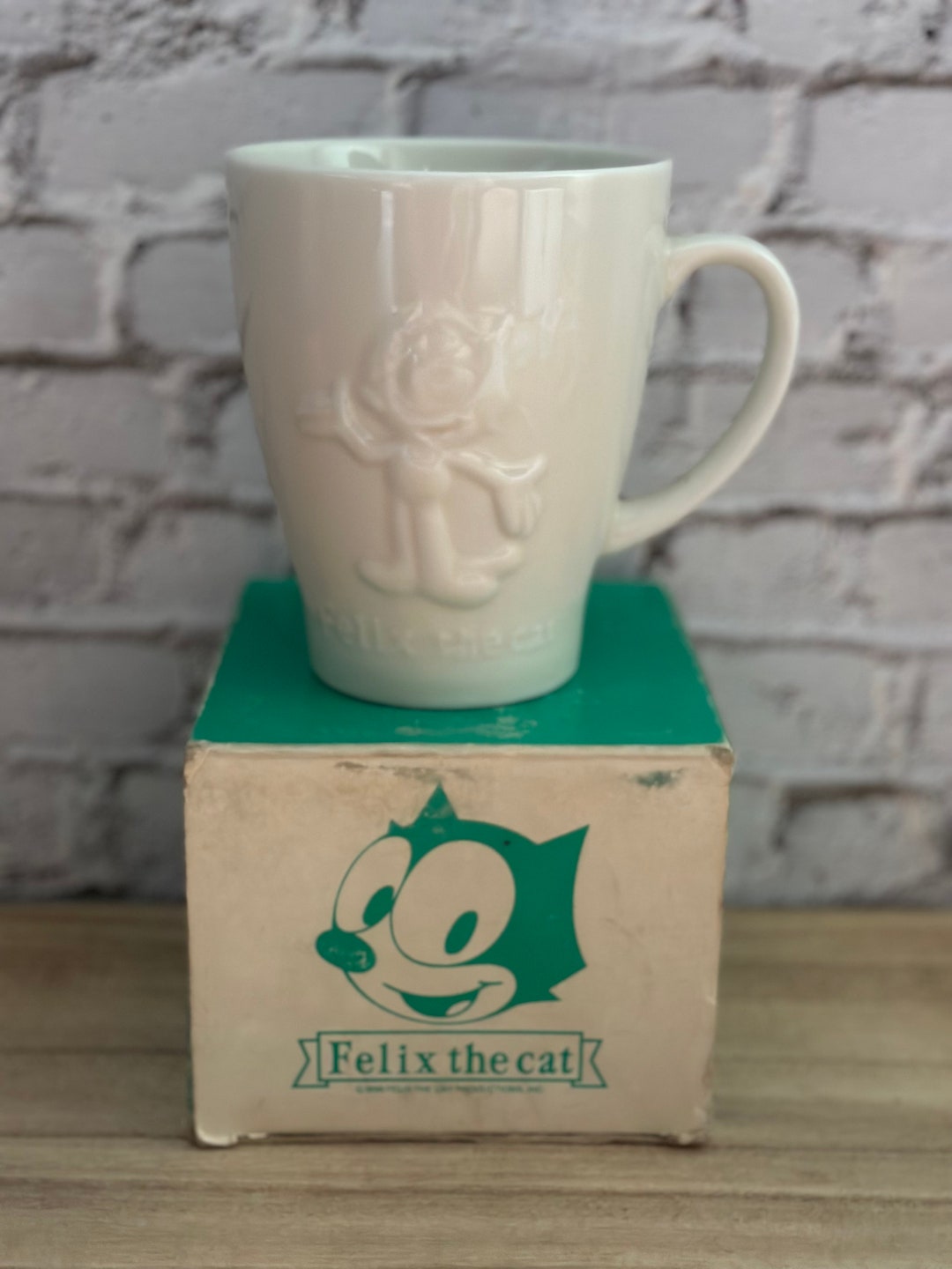 1999 Felix the Cat White Coffee Mug - Etsy