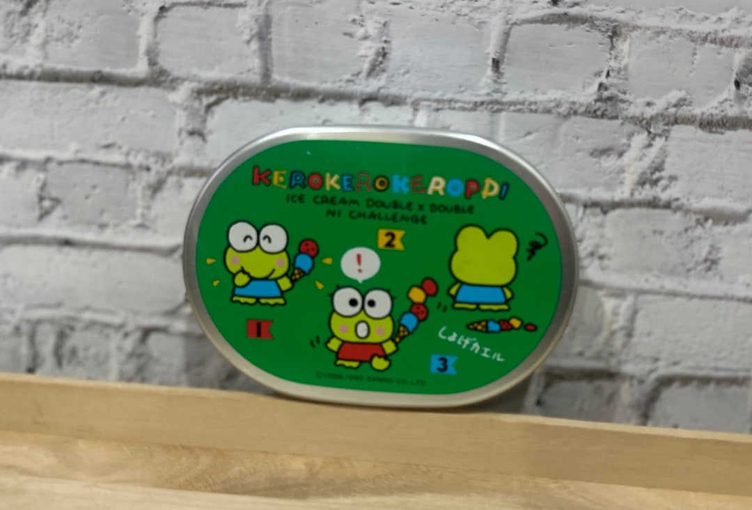 1990 Sanrio Kero Keroppi Tin Lunch Box - Etsy