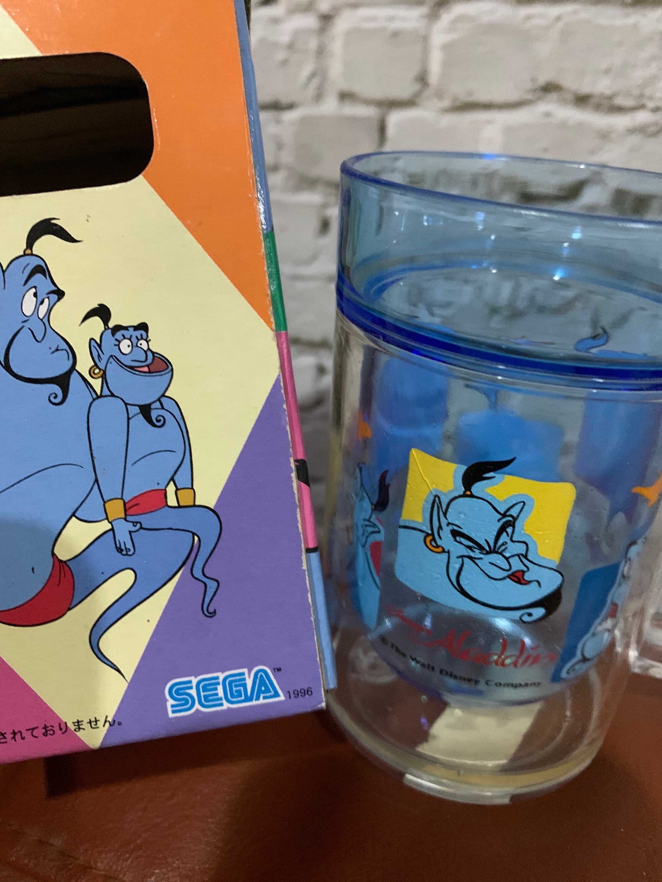 1996 Disney Aladdin Genie Plastic Cup With Handle - Etsy