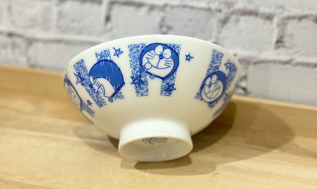 Vintage Doraemon Fun Rice Bowl - Etsy