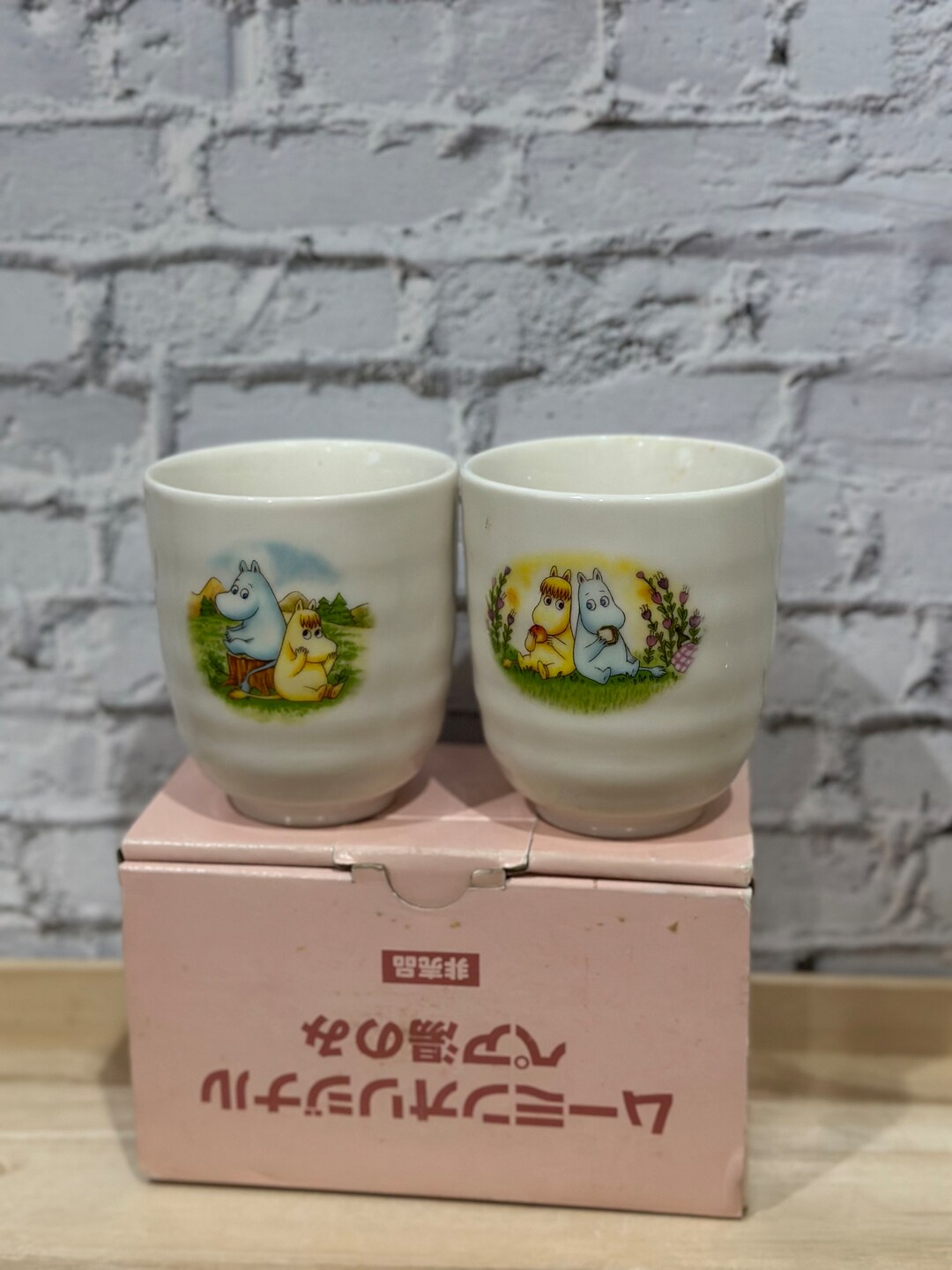 1990s Moomin & Snork Maiden the Story of Moomin Valley Teacups Set of 2 ...