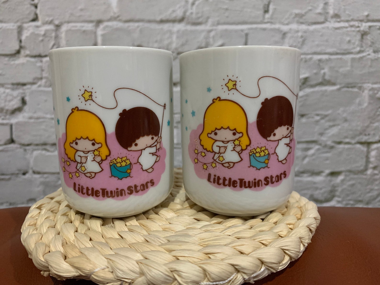 1976 Sanrio Little Twin Stars Tea Cups Set of 2 - Etsy