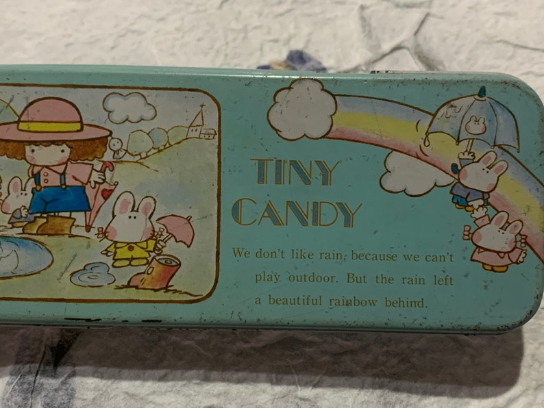 1970s Tiny Candy Gakken Tin Pencil Case - Etsy