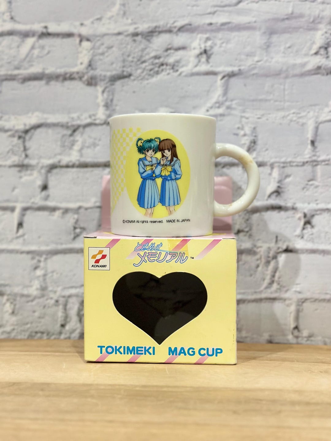 Tokimeki Memorial Coffee Mug Miharu & Megumi Made in Japan - Etsy