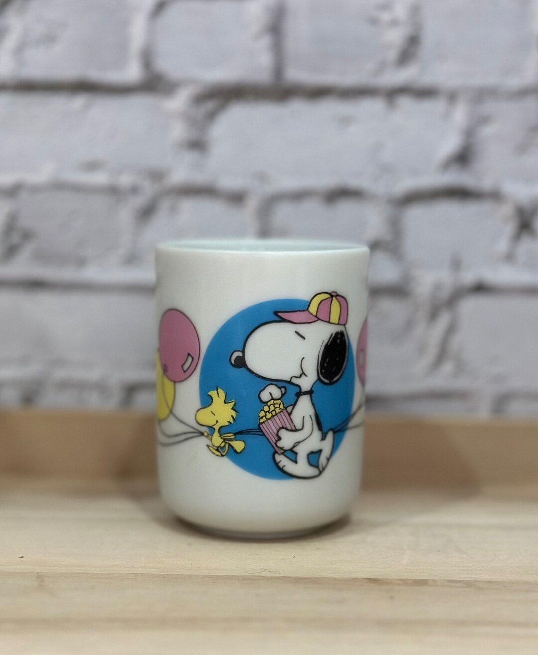 Vintage 1965 Snoopy and Woodstock Teacup - Etsy