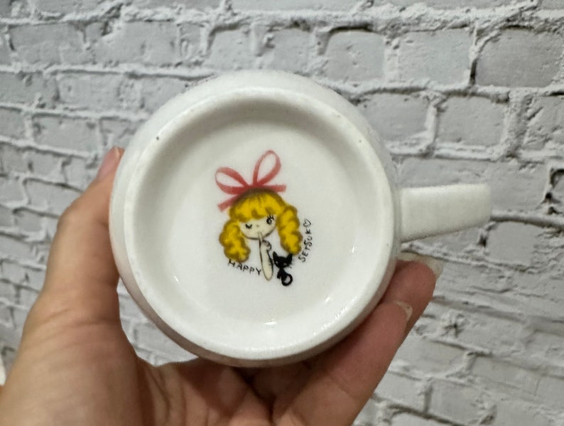 Vintage Setsuko Tamura Drawing Coffee Mug - Etsy