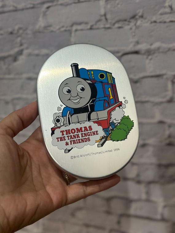 1996 Japanese Tin Bento Lunch box Thomas the train - Gem