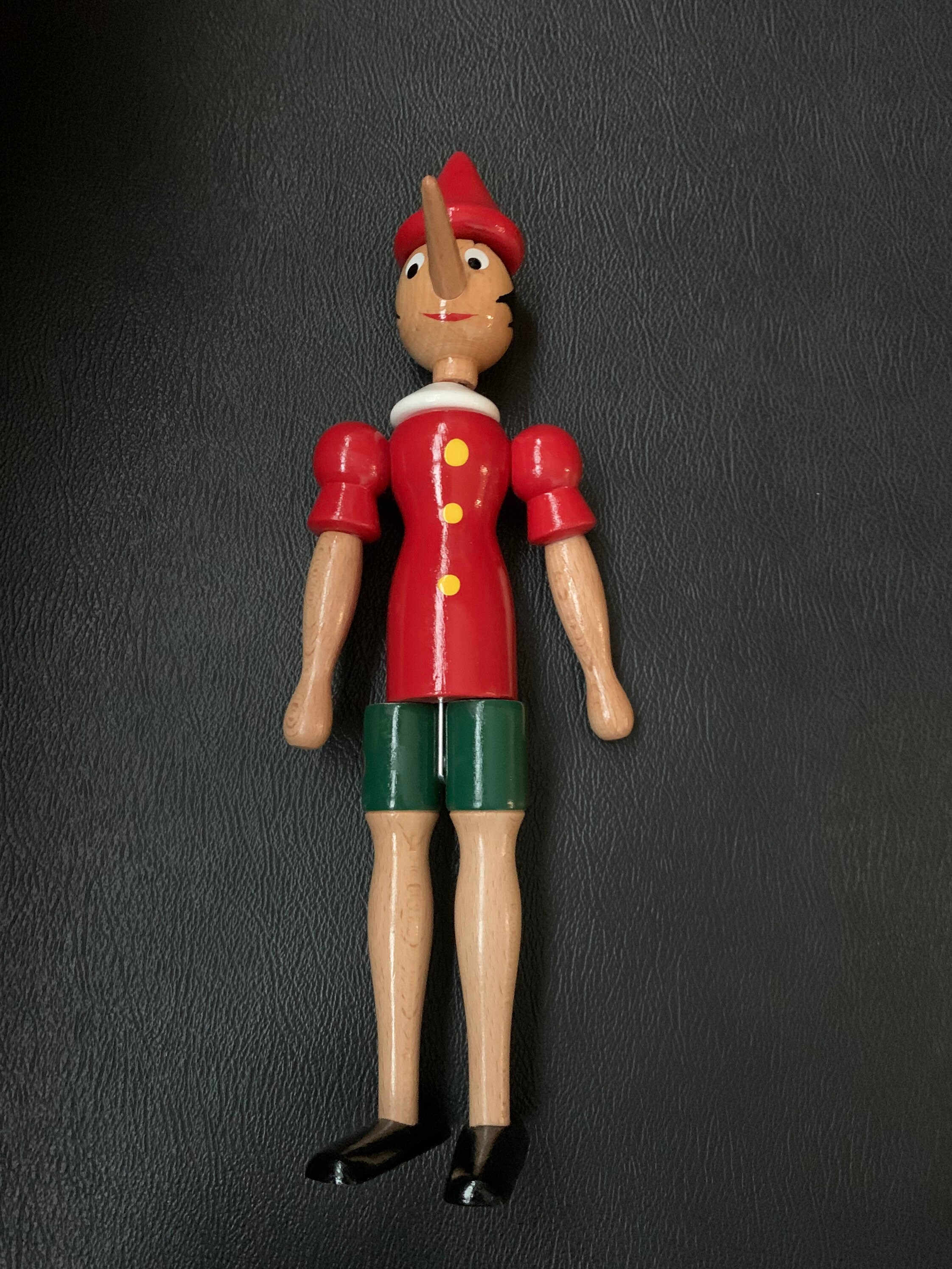 Vintage Pinocchio Wood Figure made in Italy | Etsy