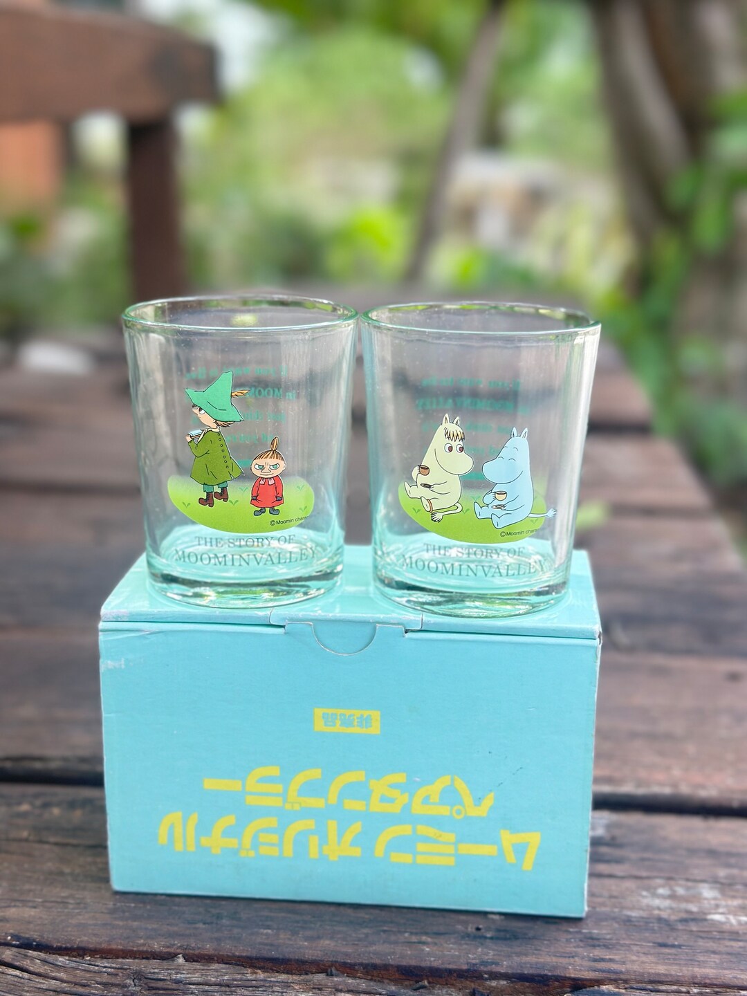 Moomin Drinking Glasses Tumbler Glasses New - Etsy