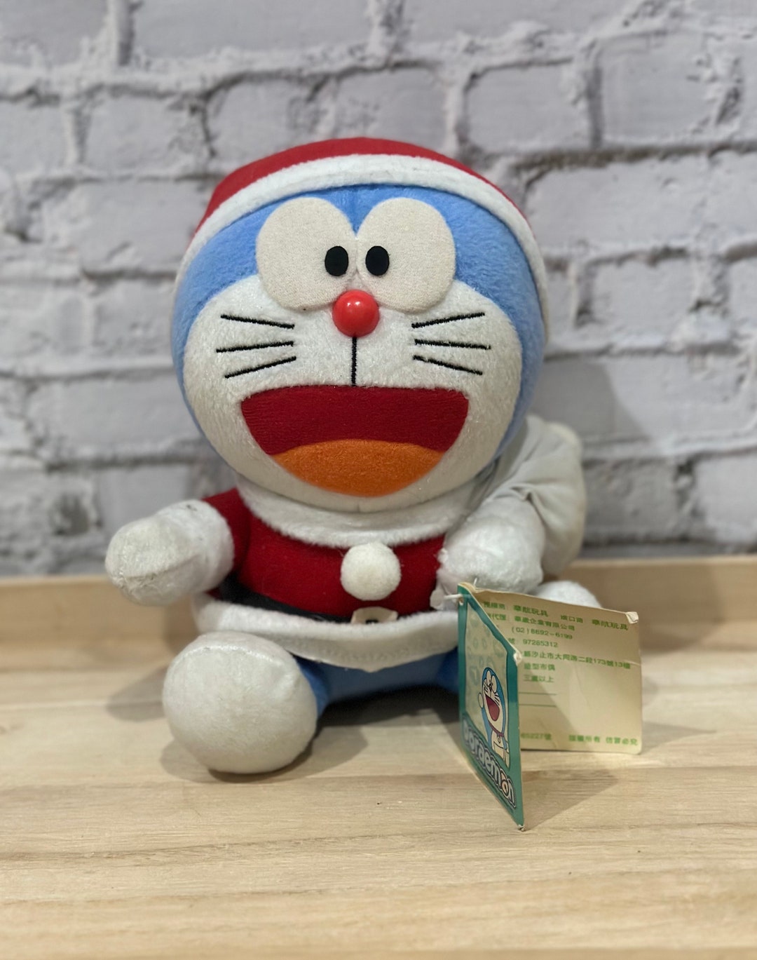 Doraemon Plush Doll in Santa Costume - Etsy